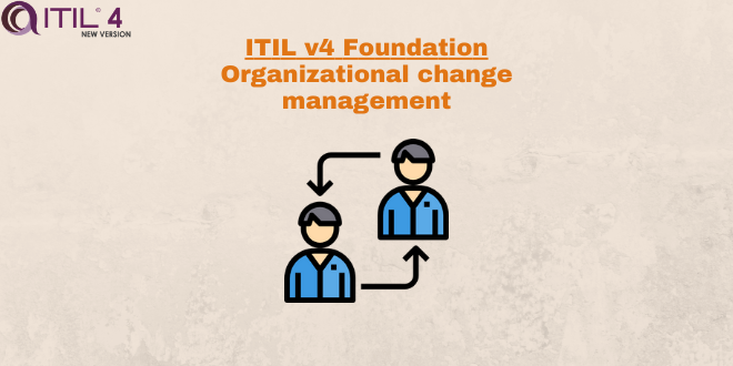 ITILv4 - Organizational change management - MooMetric.com