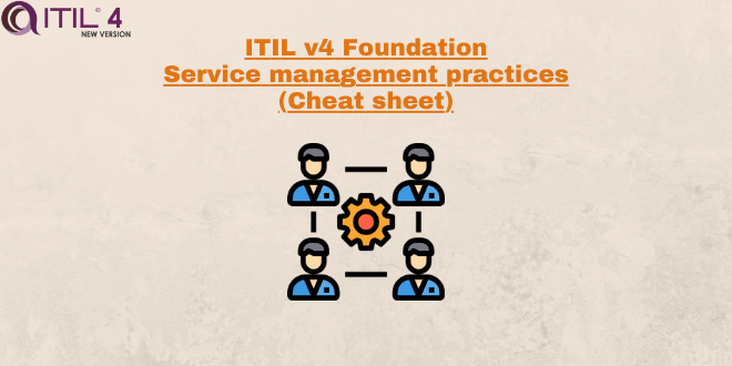ITILv4 – Service Management Practices (Cheatsheet) - MooMetric.com